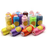 China 4000y Filament Polyester Embroidery Thread 120d/2 for Machine Embroidery Production for sale