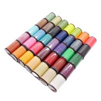 China 0.8mm Round Waxed Thread Cord Red for Hand Stitching Leather and Handmade Accessories for sale