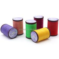 China 0.8mm Round Waxed Thread Polyester Cord Support 7 Days Sample Order Lead Time for DIY for sale