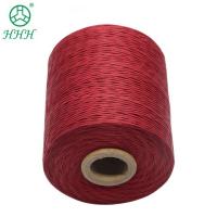 China Flat Waxed Thread for Leather Handicraft Tool 100% Linen Sewing Line 210D Yarn Count for sale