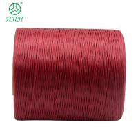China Custom 0.8mm 1mm 100% Polyester Flat Waxed Braided Thread Waterproof for Leather Ware for sale