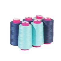China Dyed 20/2 20/3 40/2 Spun Polyester Sewing Thread for Clothes Kangfa Dyed Pattern Dyed for sale