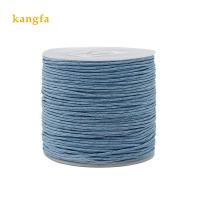 China Round Outlet String Strap Necklace Rope Bracelet Popular Style 1.0 mm Cotton Wax Thread for sale