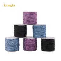 China Round Outlet String Strap Necklace Rope Bracelet Popular Style 1.0 mm Cotton Wax Thread for sale