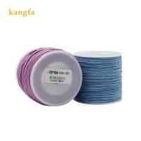 China Round Outlet String Strap Necklace Rope Bracelet Popular Style 1.0 mm Cotton Wax Thread for sale