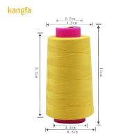 China 100% Cotton Thread 402 100g Cone Polyester Sewing Thread for Bed Linen Elastic Fabric for sale