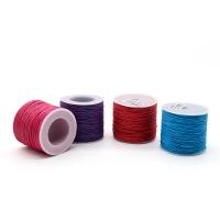 China 1mm Cotton Braided Yarn Count Colorful Wax Thread for Universal Hand Knitting Jewelry for sale