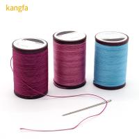 China 80m/Cone High Strength Polyester Sewing Thread Round Waxed Thread for Leather Hand-art for sale