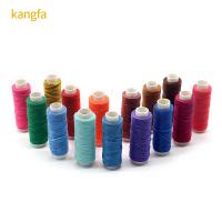 China 85 Colorful Round 0.45mm Line Bracelet Necklace Jewelry Hand-stitched Braided Sewing Waxed Thread Dyed Pattern for sale