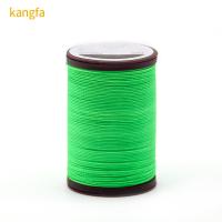China Plastic Cone Polyester Round Braid Waxed Thread for Shoes Sewing 0.35mm 0.45mm 0.65mm for sale