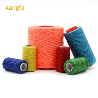 China Ring Twisted 210D Polyester Waxed Thread for Leather Sewing 1mm Diameter Free Sample for sale