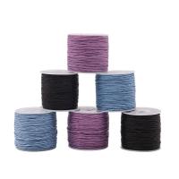 China 100% Cotton Roll Cord Waxed Thread Cord String Strap for Jewelry Making Plastic Cone for sale