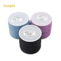 China 100% Cotton Roll Cord Waxed Thread Cord String Strap for Jewelry Making Plastic Cone for sale