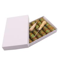 China Leather Accessories 1mm 150D Leather Waxing Thread and Durable for 50m Rainbow Color for sale