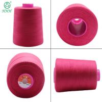China Durable High Strength 100% Crochet Polyester Cotton Cone Stitching Yarn Sewing Thread for sale