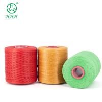 China Flat Round 0.6mm 0.8mm 1mm Polyester Braided Waxed Thread for Jewelry Accessories for sale