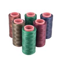 China 1mm Woven Wax 100% Polyester Filament Galaces for High Class Leather Bag Shoes Sofa for sale