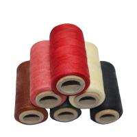 China 1mm Woven Wax 100% Polyester Filament Galaces for High Class Leather Bag Shoes Sofa for sale