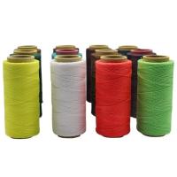 China 1mm Woven Wax 100% Polyester Filament Galaces for High Class Leather Bag Shoes Sofa for sale