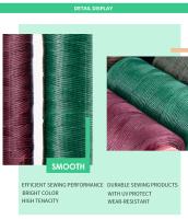 China 210D/16 High Tenacity 200M Flat Polyester Waxed Thread 1mm For Shoes Sewing Leather for sale