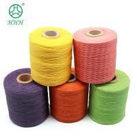 China 240 Colors 150D 100% Polyester Sewing Flat Waxed Thread for Leather Patterned for sale