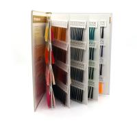 China 5000y Length Kangfa Embroidery Thread Color Book Chart 720 Colors to Choose From File for sale