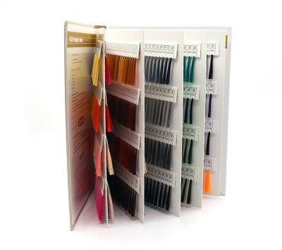 China 5000y Length Kangfa Embroidery Thread Color Book Chart 720 Colors to Choose From File for sale