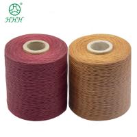China Single Color Flat Wax String 210D Nylon Waxed Thread for Sewing Polyester Thread for sale