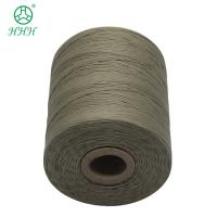 China UV Protect 150D/16 400g Leather Shoe Sewing Waxed Flat Wax Cord Polyester Braided Thread for sale