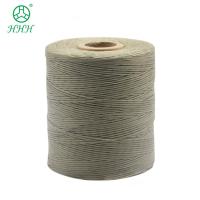 China UV Protect 150D/16 400g Leather Shoe Sewing Waxed Flat Wax Cord Polyester Braided Thread for sale