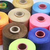 China Spun Yarn Type Waxed Thread for Bracelets High Breaking Strength Polyester Sewing Thread for sale