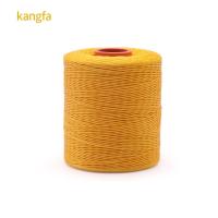 China 100% Polyester Nylon Waxed Thread For Sewing Shoes Dyed Color for sale