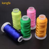 China 100g Kangfa Embroidery Thread 4000y 100% Polyester Mercerized 150d Sewing Thread Made for sale