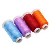 China 100g Kangfa Embroidery Thread 4000y 100% Polyester Mercerized 150d Sewing Thread Made for sale