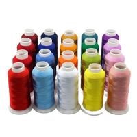 China 720 Colors Selection Polyester Embroidery Thread 100g/Spool Customized by Free Sample for sale