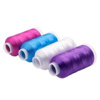 China 5000Y Length Branch Embroidery Thread Polyester Cotton Thread for Cross Stitch Embroidery for sale