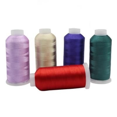 China 120g Net Weight 120D/2 High Strength Color Fastness Polyester Embroidery Thread for Spot for sale
