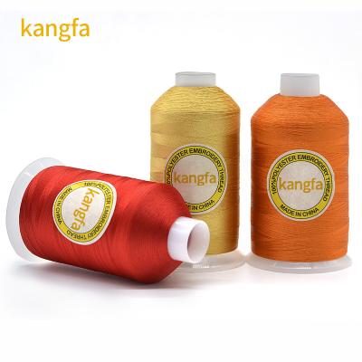 China 600 Colors Option 100% Polyester 120d 2 10000m Embroidery Thread for Hand Knitting for sale