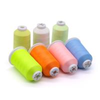 China 27 Colors Polyester 150D/2 Luminous Thread for Jean Sewing Reflective Embroidery Thread for sale