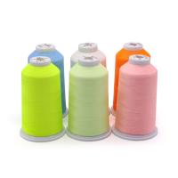 China 27 Colors Polyester 150D/2 Luminous Thread for Jean Sewing Reflective Embroidery Thread for sale