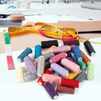 China 60 Colors Rainbow Polyester Sewing Thread For DIY Machine Embroidery UV Protect for sale