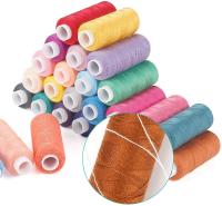 China 60 Colors Rainbow Polyester Sewing Thread For DIY Machine Embroidery UV Protect for sale