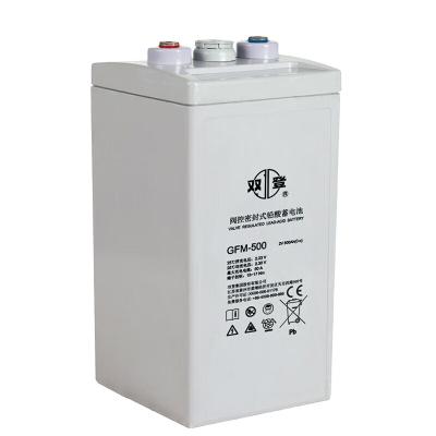 China 2V500Ah Shuangdeng GFM-500 Lead Acid Battery for UPS Internal Resistance 0.41 mQ for sale