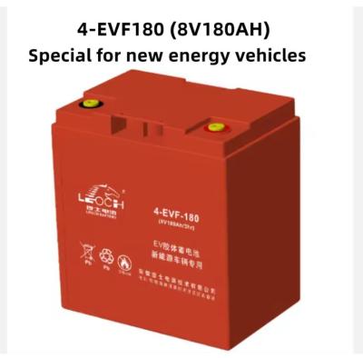 China Chargeable Sealed AGM Battery 8V 180Ah for Sightseeing Vehicle Sanitation Vehicle for sale