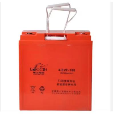 China LEOCLead acid battery 4-evf-1808v180ah for Sightseeing Vehicle and Sanitation Vehicle for sale