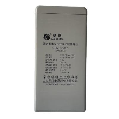 China Sacred Sun GFMD-300C Lead Acid Battery 2V300Ah Perfect for Communication Power System for sale