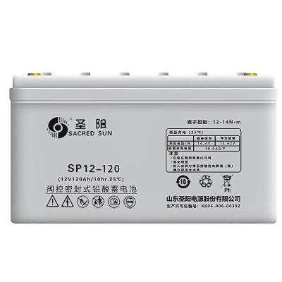 China Sacred Sun SP12-120 12V120Ah Lead Acid Battery for Solar Energy Storage and UPS Power for sale