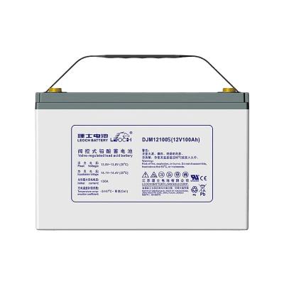 China Leoch Battery DJM12100S 12V100Ah for Solar Energy Storage Power Wind System in 40C for sale