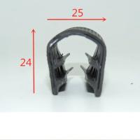 China Flexible Rubber Seal U Channel For Metal Glass Door Edges Custom EPDM PVC Profiles for sale