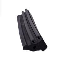 China Factory Sealing Strip Big D Black EPDM Rubber Strip with 3M Adhesive Auto Soundproofing Moulding Processing Service Available for sale